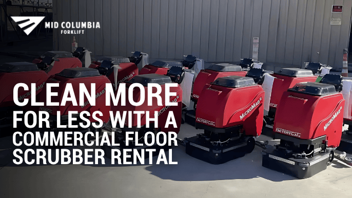 Industrial Floor Scrubber Rentals in Washington and Idaho