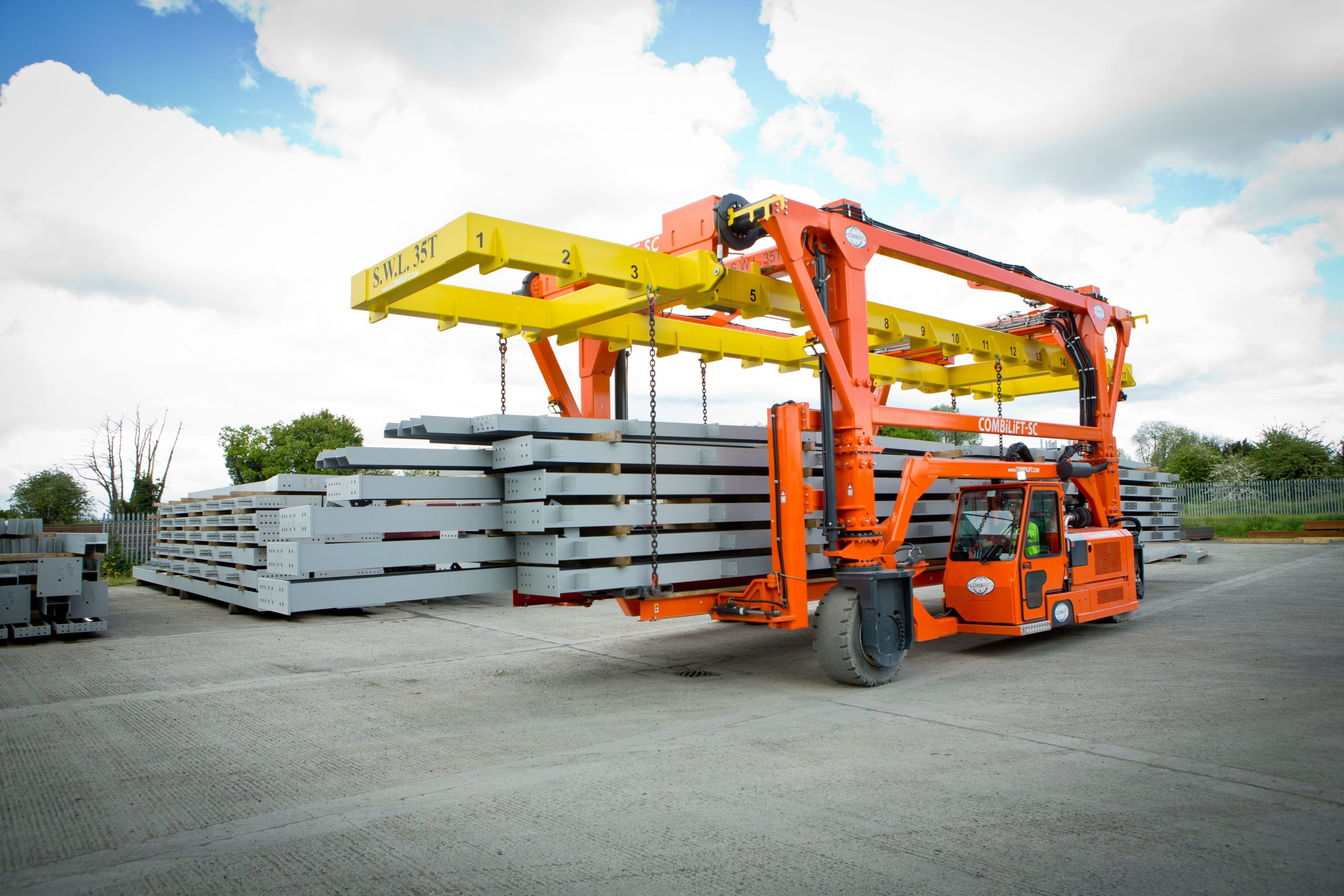 Why CombiLift Forklifts Are Rock Solid for the Concrete Industry