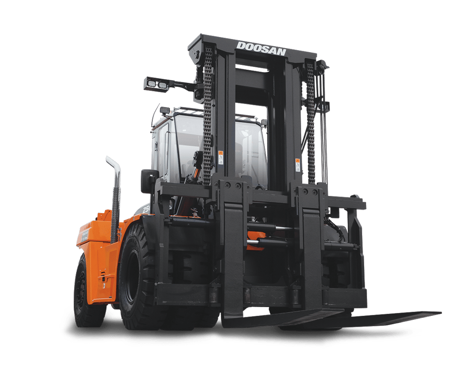 Product Review: Doosan DV 250S-7 Heavy-Duty Forklift