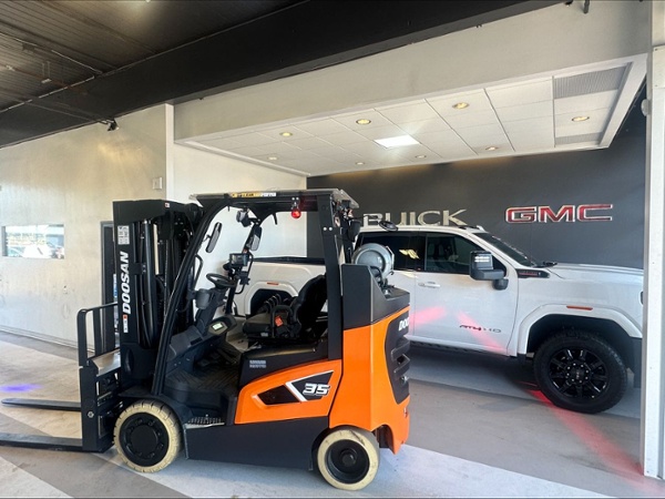 Auto Dealers: Use the Box Car Special Forklift to Move EV Batteries